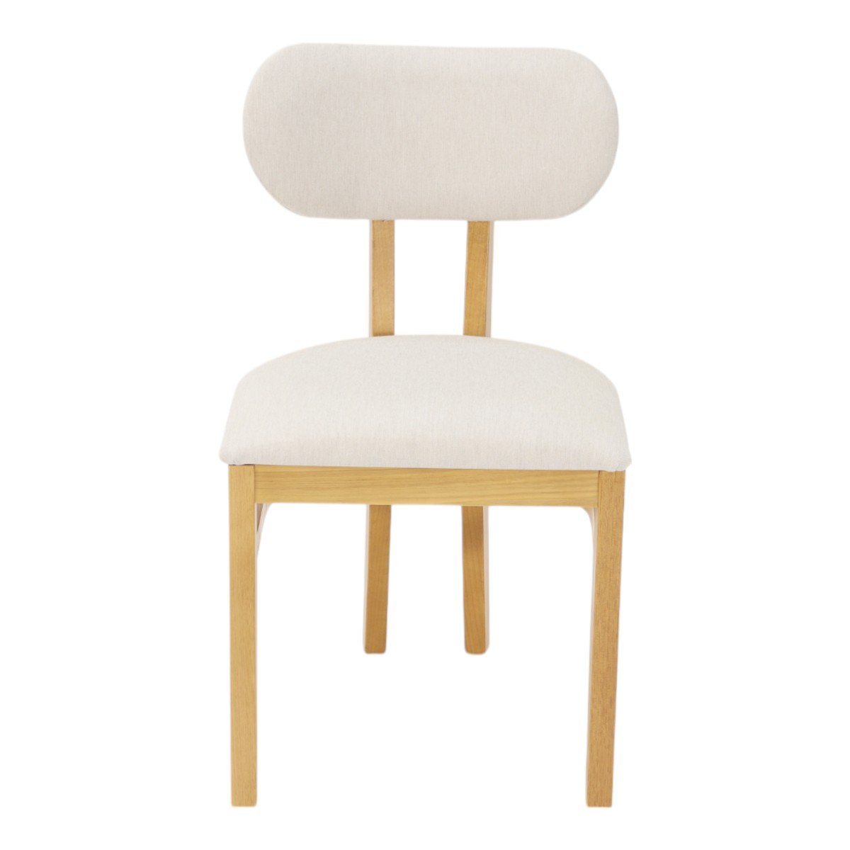 Cadeira Olivia - cor Amêndoa com Tecido Papel